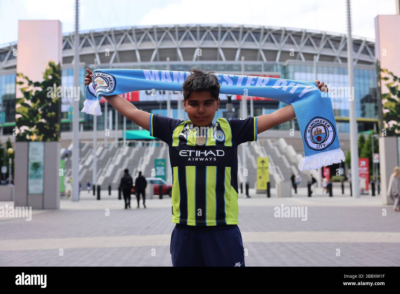 A young Manchester City fan before the Crystal Palace FC v Manchester ...