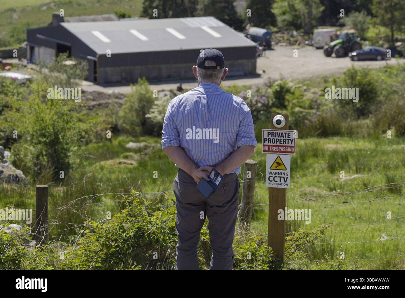 A passerby at the scene in Carrig East, Kenmare, where Garda are ...