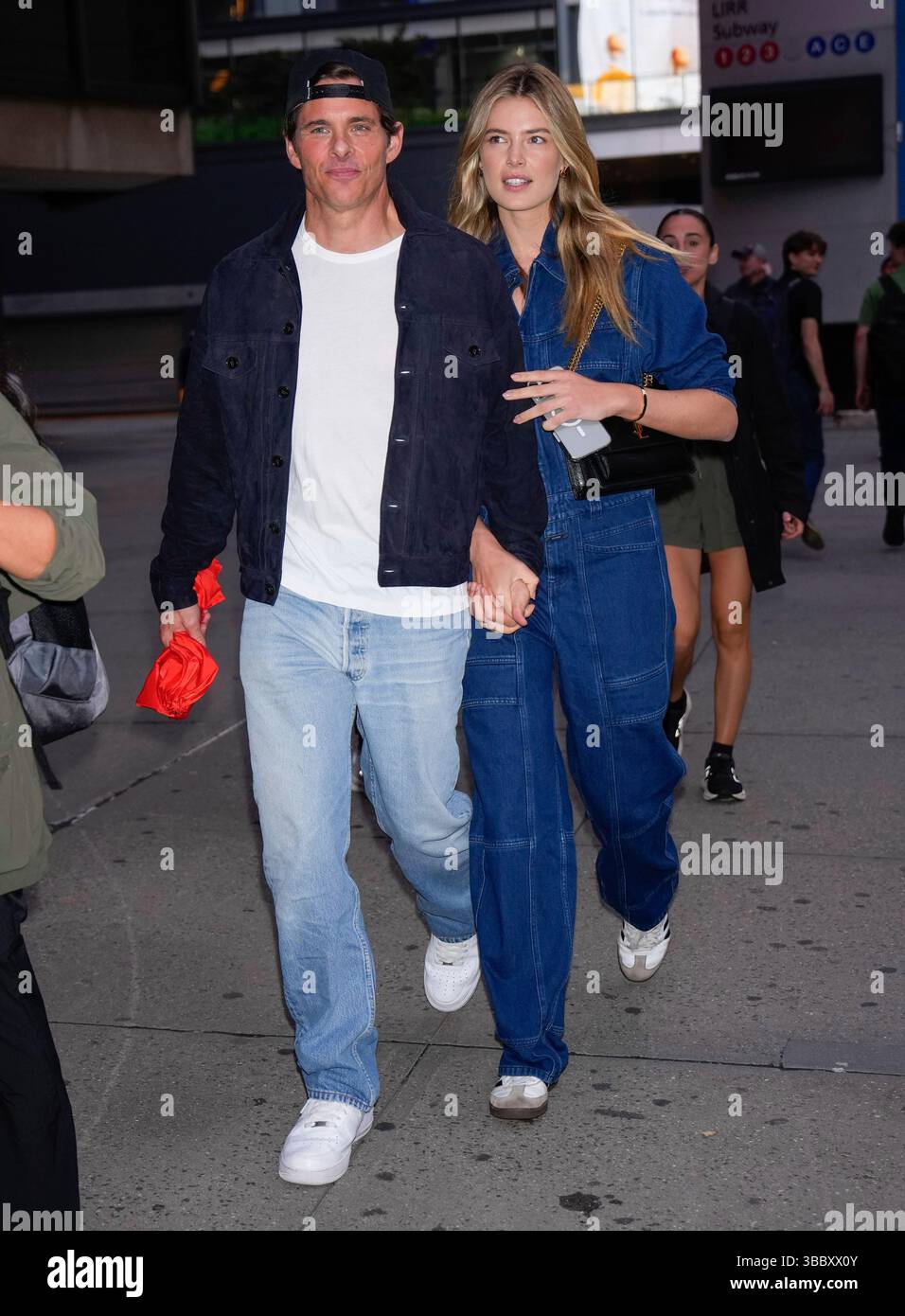Photo by: XNY/STAR MAX/IPx 2025 5/16/25 James Marsden and Frederique ...