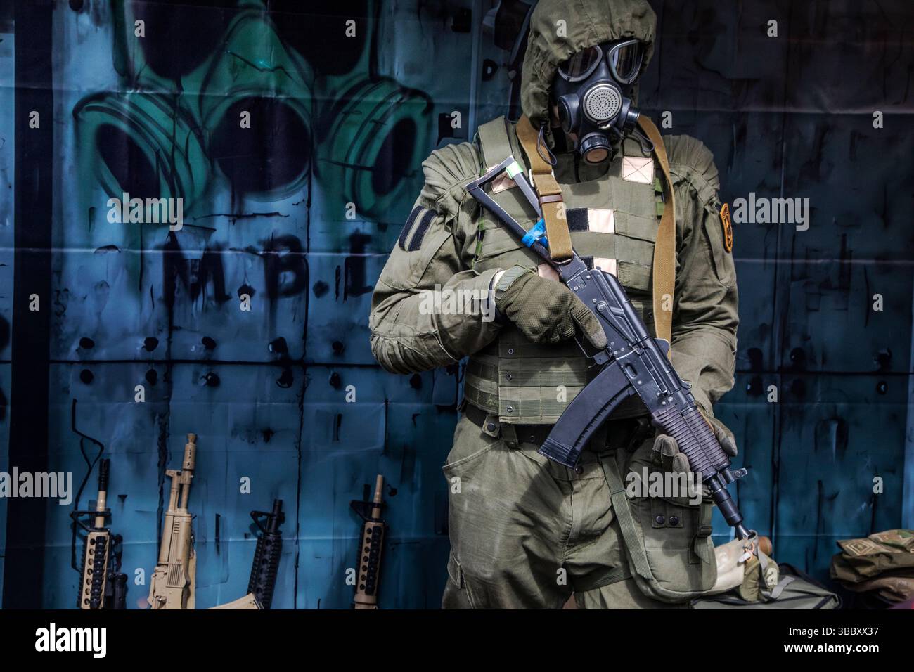 Moscow, Russia. 11th of May, 2025. A fan of the S.T.A.L.K.E.R. computer ...