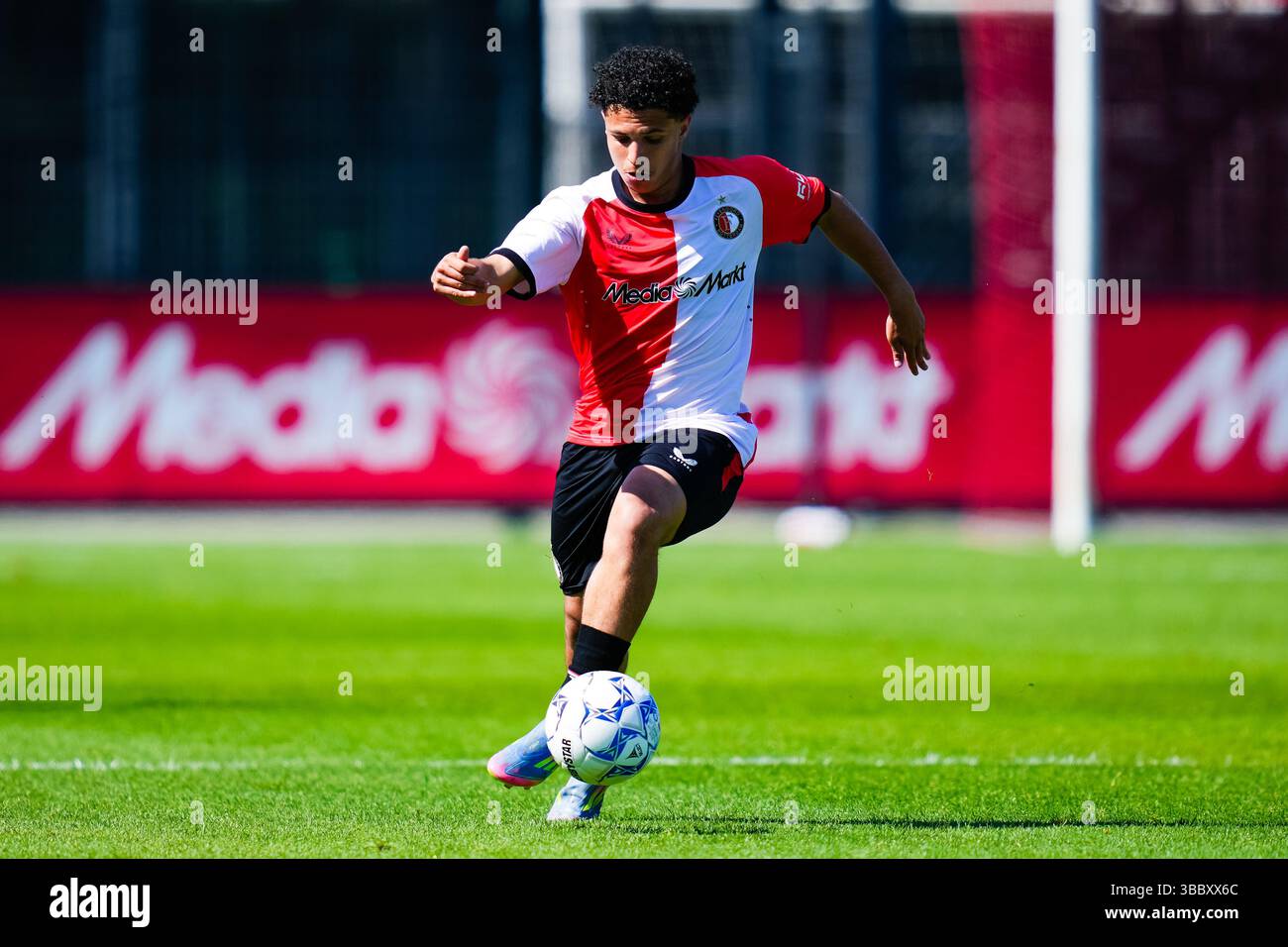 Rotterdam - Feyenoord player Ayoub Ouarghi during the cup final of ...