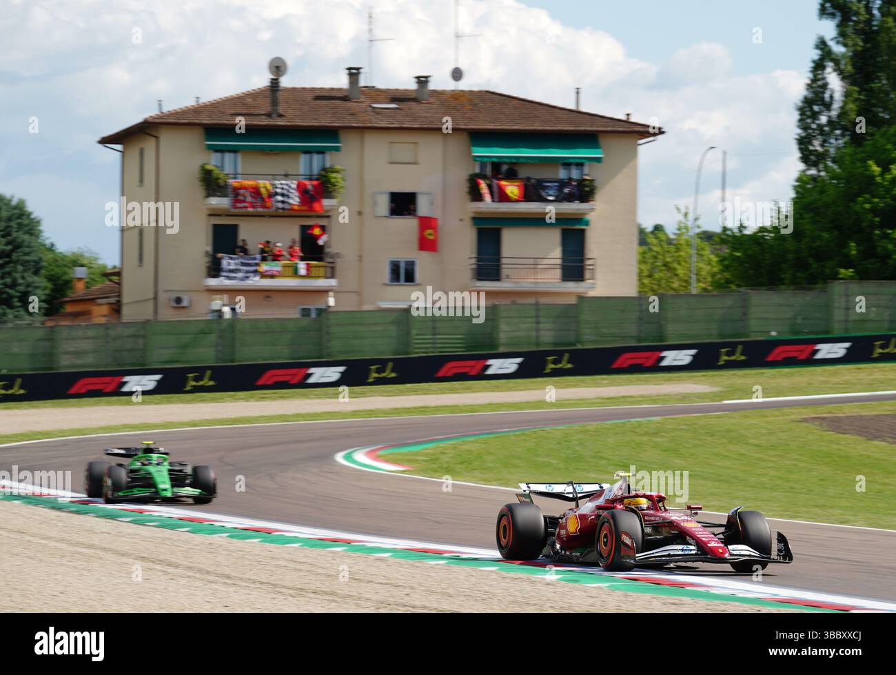 Ferrari's Lewis Hamilton during qualifying at the Autodromo ...