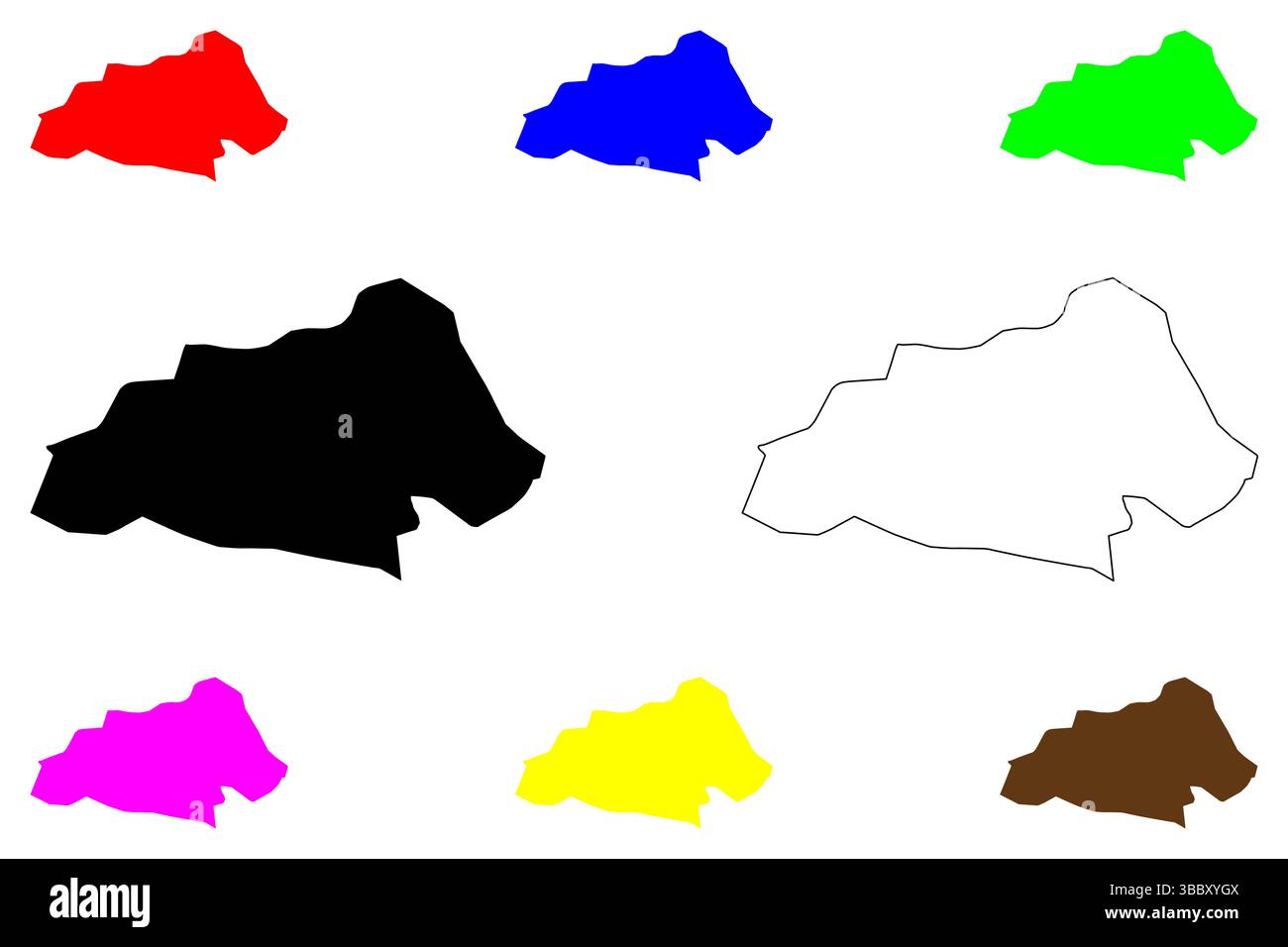 Tadipatri city (Republic of India, State of Andhra Pradesh) map vector ...