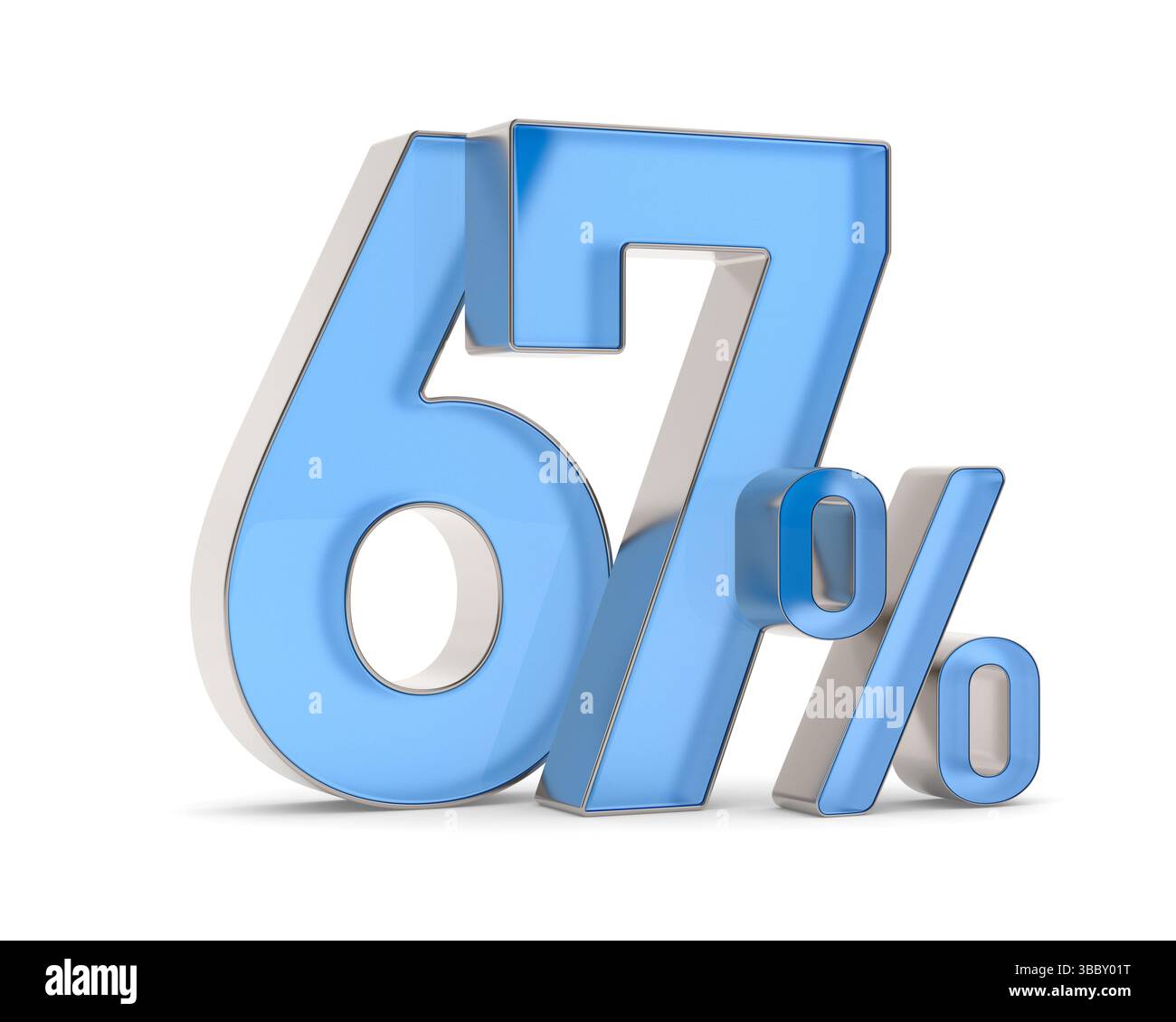 3d number 67 Cut Out Stock Images & Pictures - Alamy