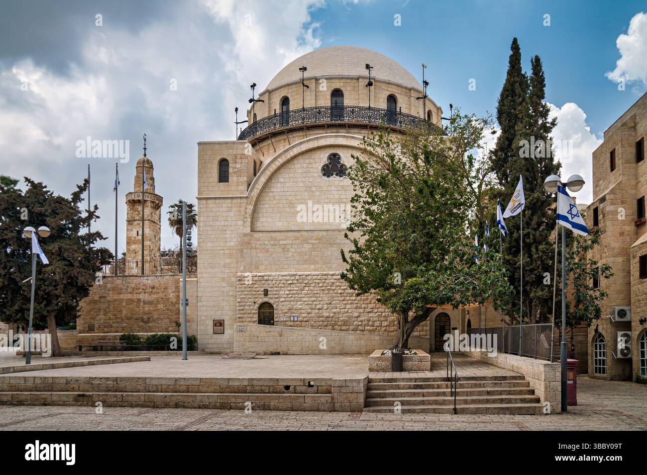 The Hurva Synagogue In The Jewish Quarter, Old City Of Jerusalem In ...