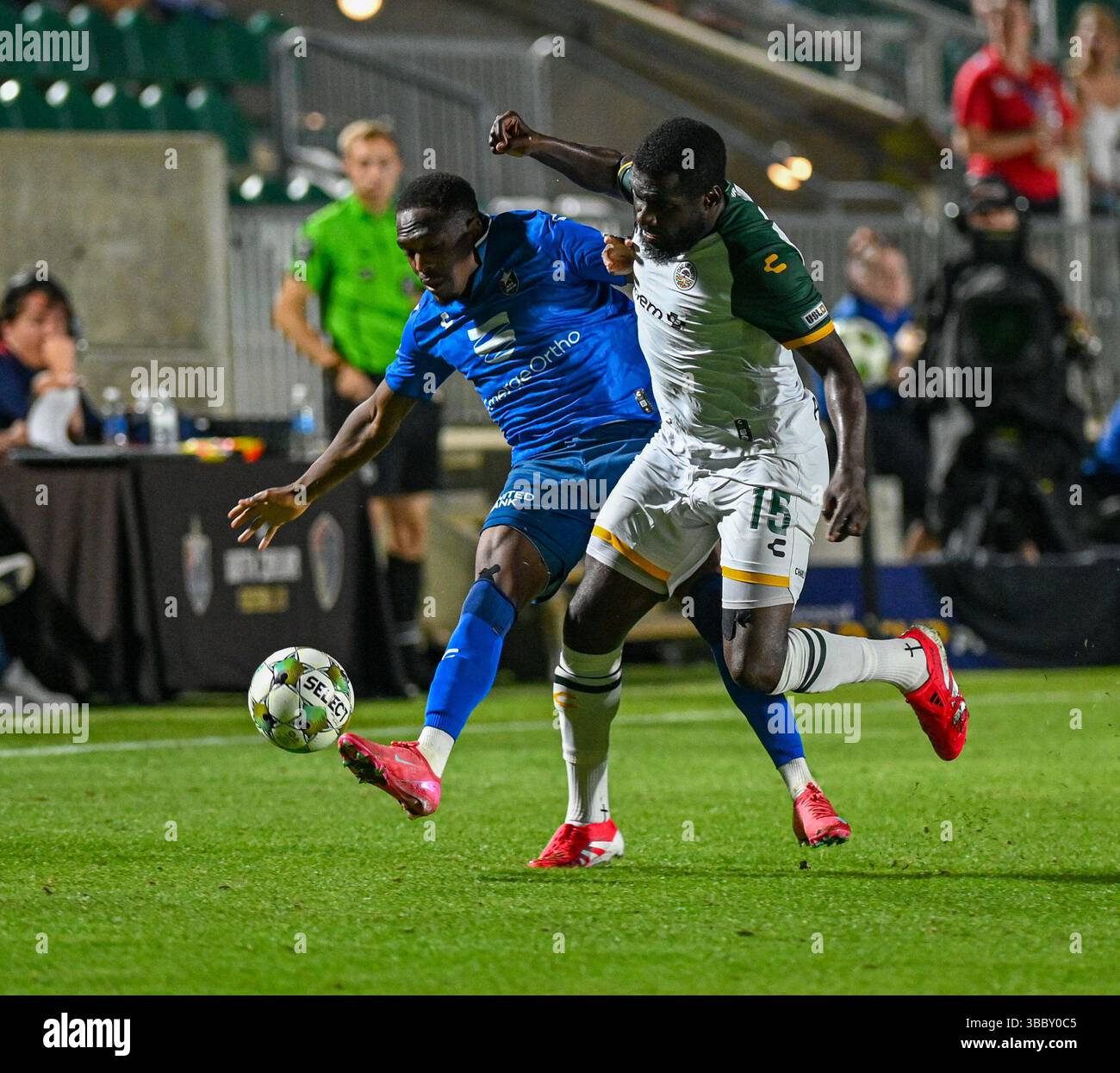 Durham, North Carolina, USA. 16th May, 2025. North Carolina FC forward ...