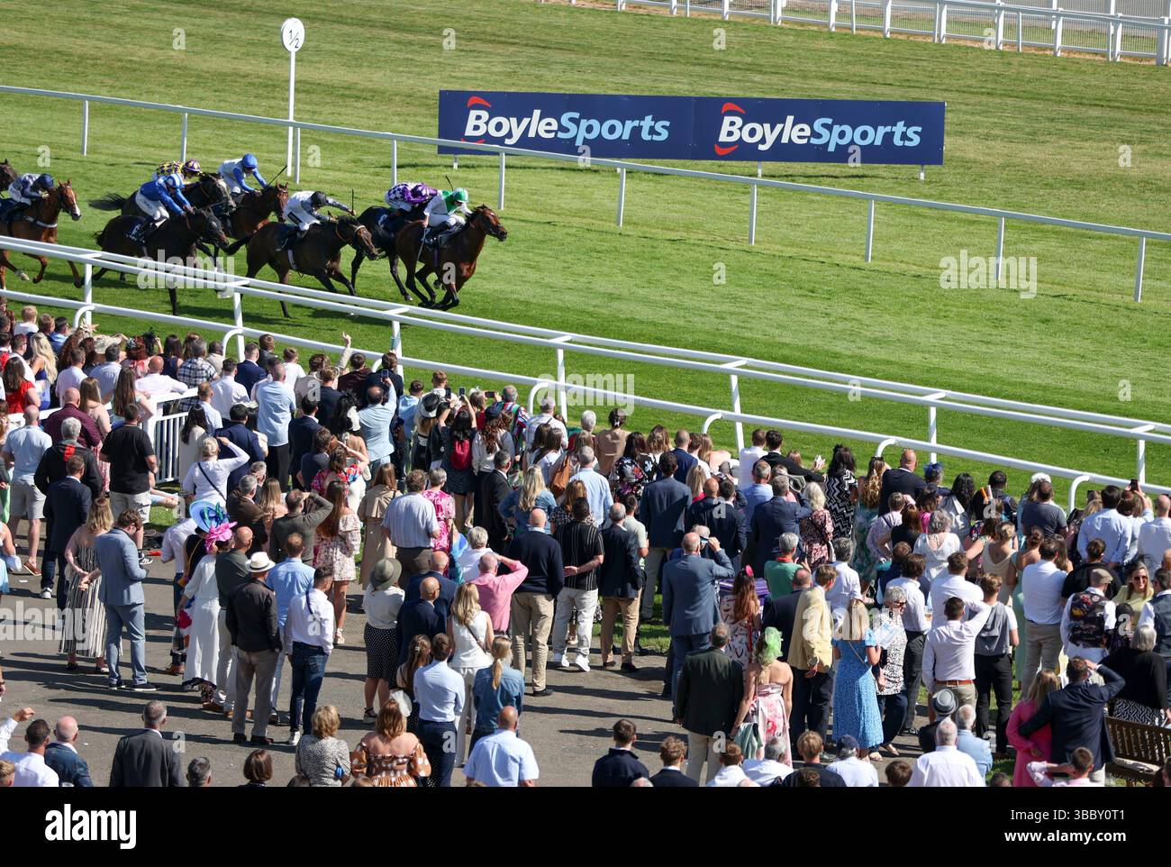 Aramram ridden by Ryan Moore on their way to winning the Hong Kong ...