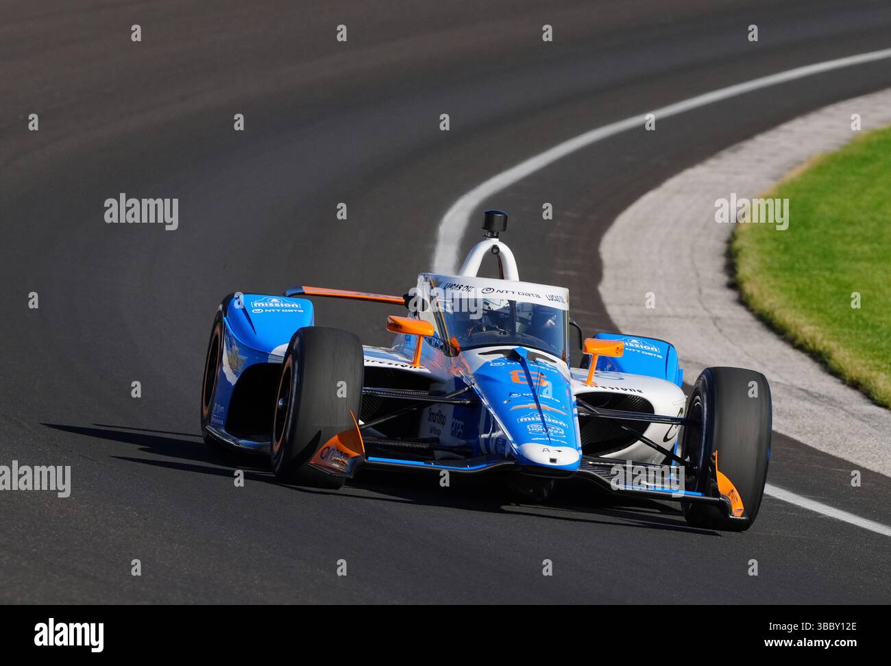 INDIANAPOLIS, IN - MAY 17: IndyCar driver Nolan Siegel (6) drives ...