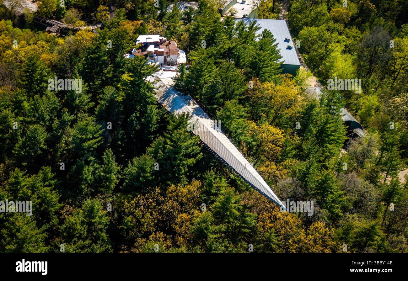 Infinity Room extending from House on the Rock in Wisconsin, showing ...