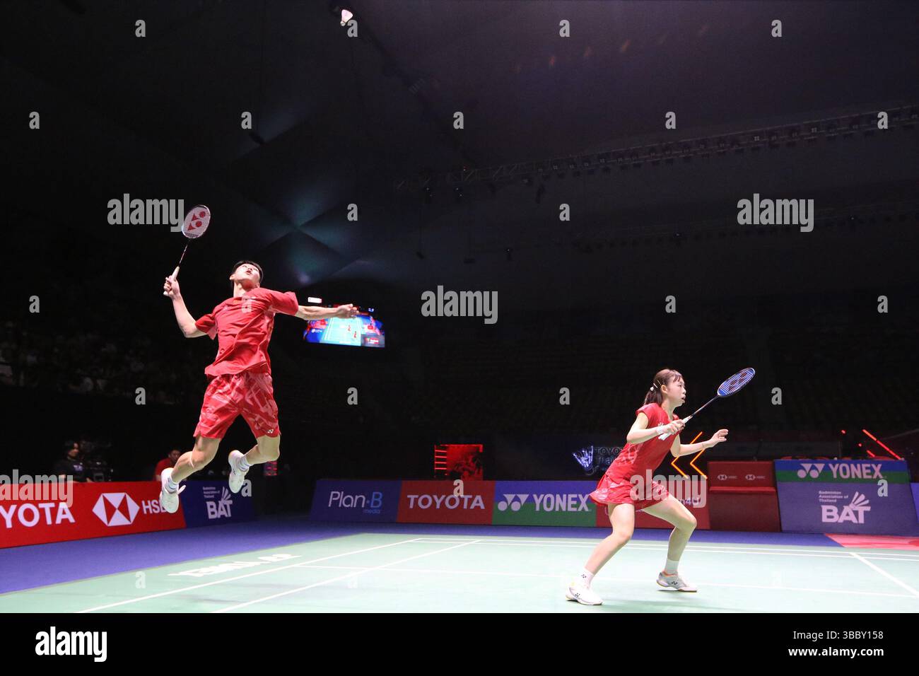 Bangkok, Thailand. 17th May, 2025. Gao Jiaxuan (L)/Wu Mengying of China ...