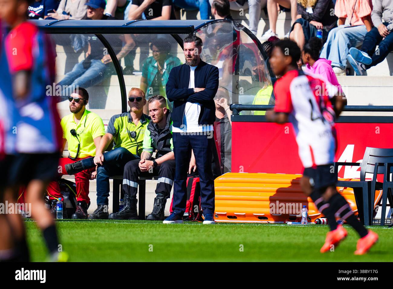 Rotterdam - Feyenoord coach Pascal Bosschaart during the cup final of ...