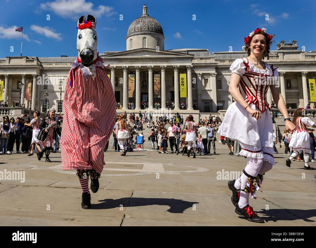 London, UK. 17th May, 2025. The 'Belles of London City' with their ...