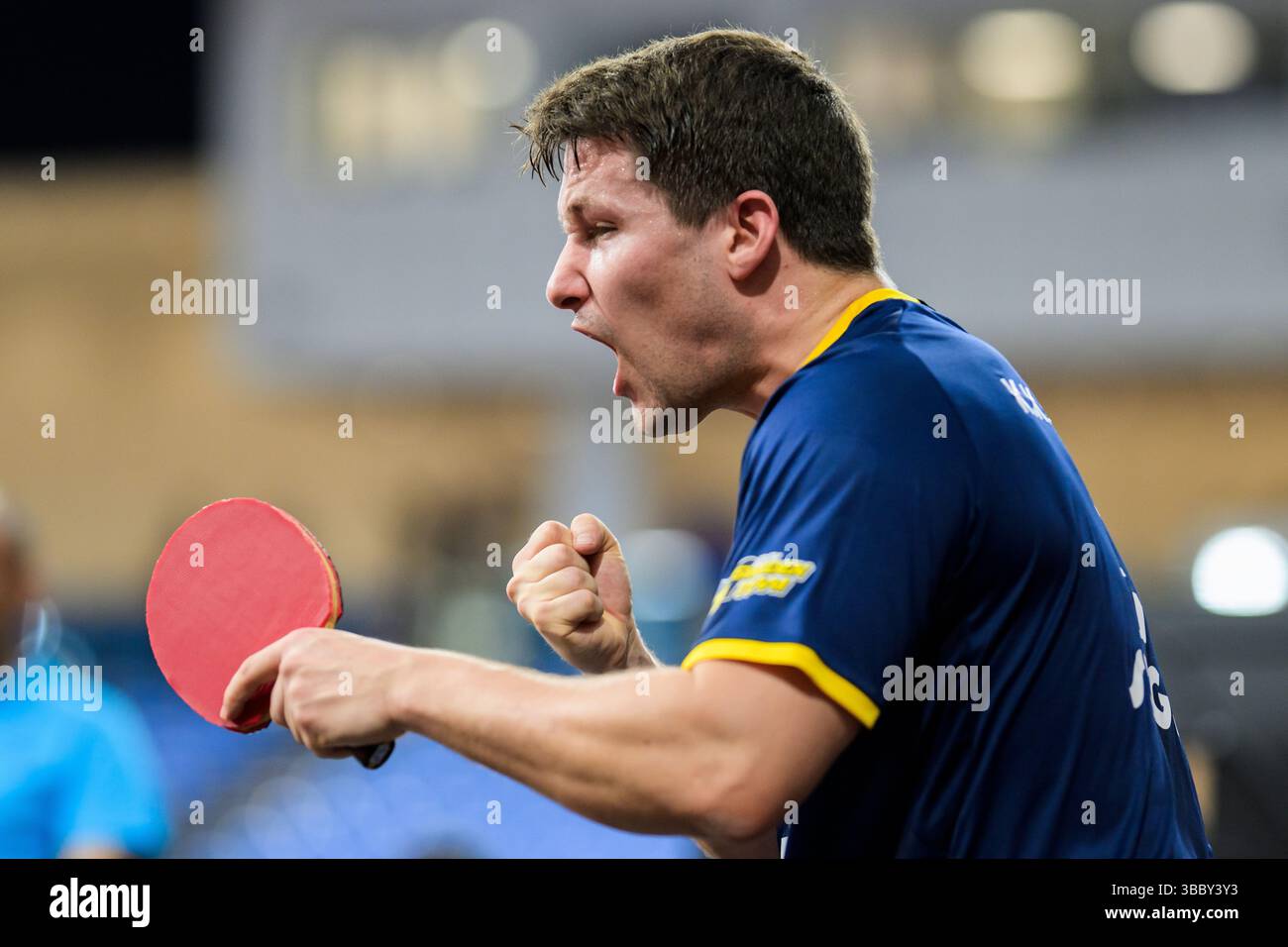 Kristian Karlsson of, Sweden. , . during the men's singles round of 128 ...