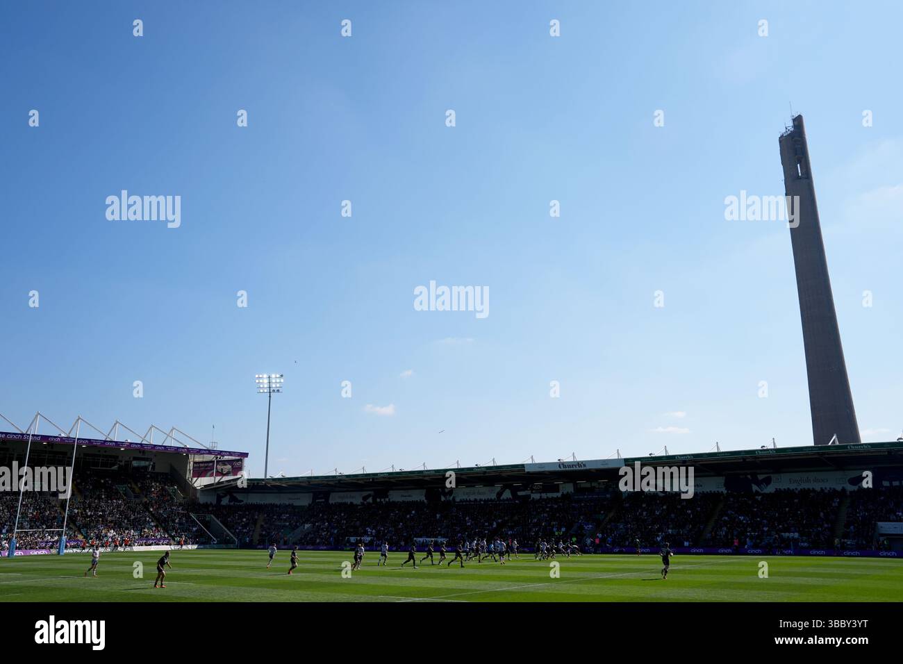 General view of the stadium during the Premiership Rugby match at the ...