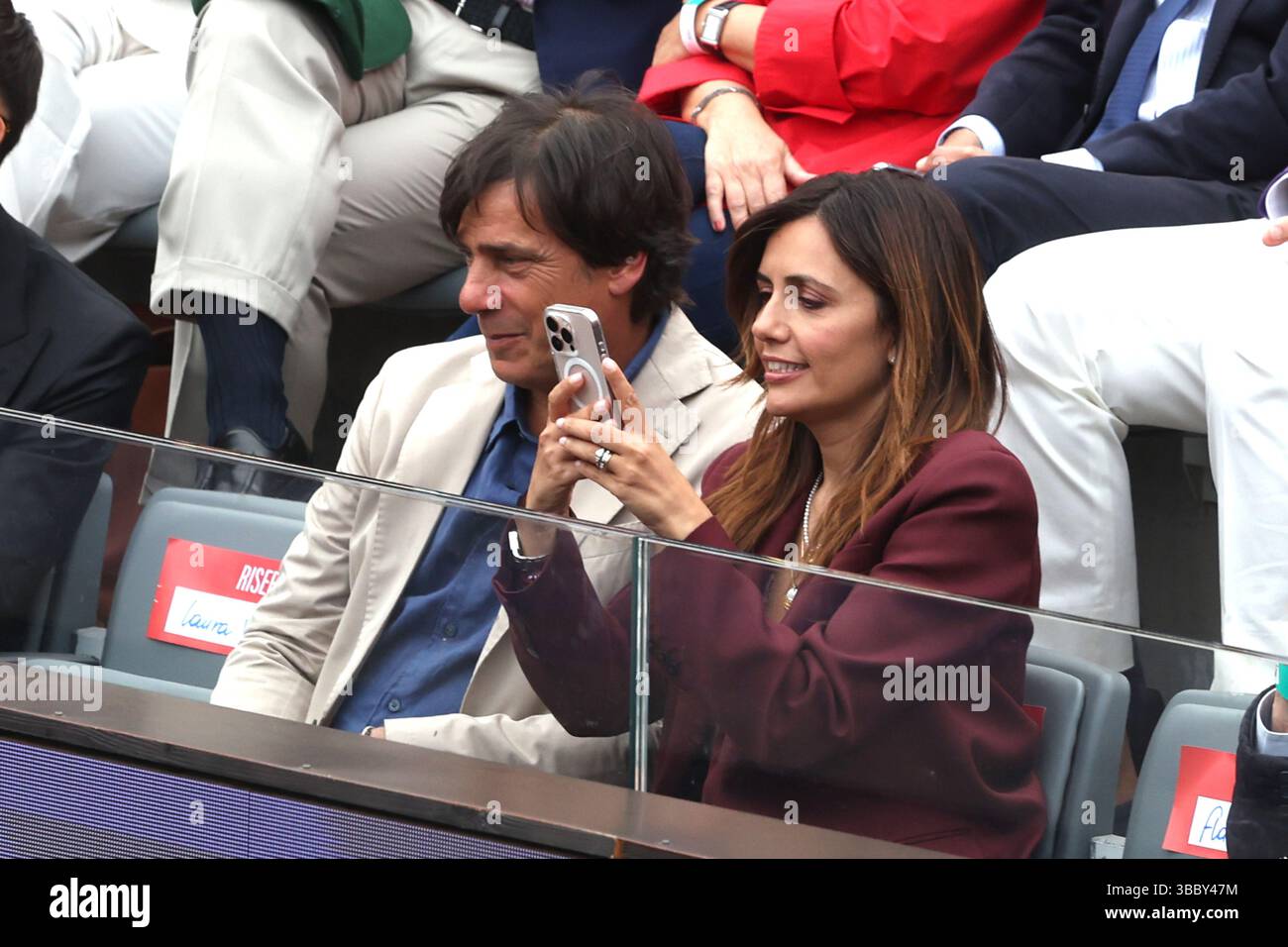 Rome, Italy. 17th May, 2025. Rome, Italy 05/17/2025: Serena Rossi with ...
