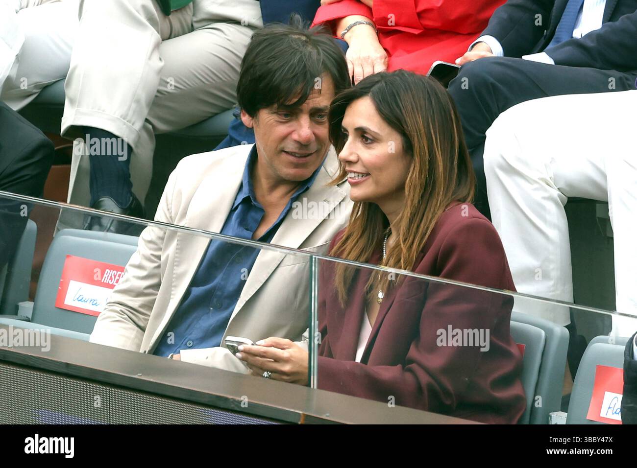 Rome, Italy. 17th May, 2025. Rome, Italy 05/17/2025: Serena Rossi with ...