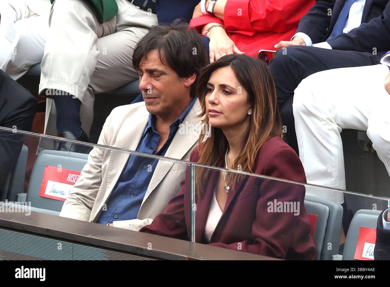 Rome, Italy. 17th May, 2025. Rome, Italy 05/17/2025: Serena Rossi with ...