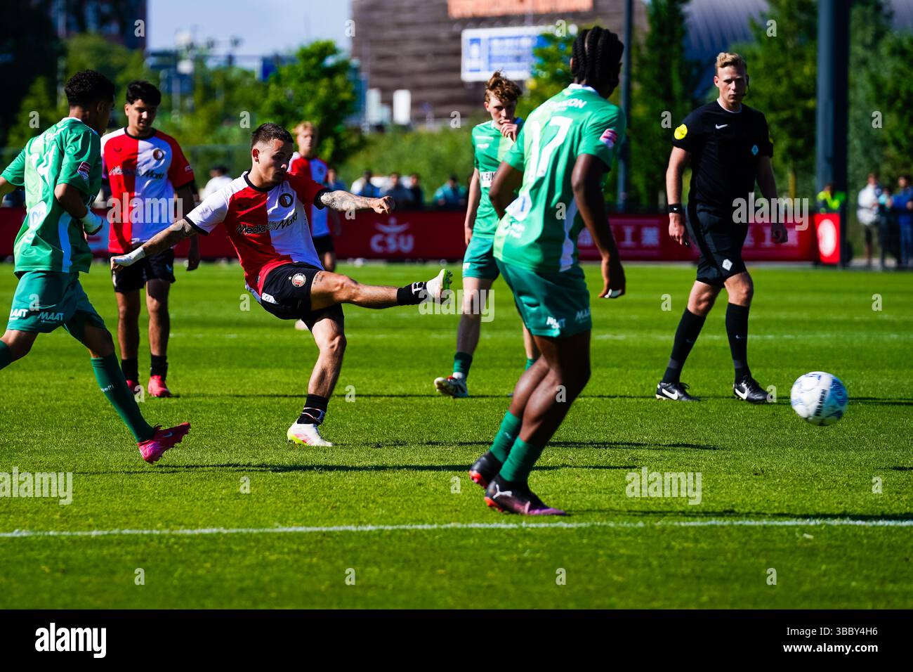 Rotterdam - Feyenoord player Delano van der Heijden during the cup ...