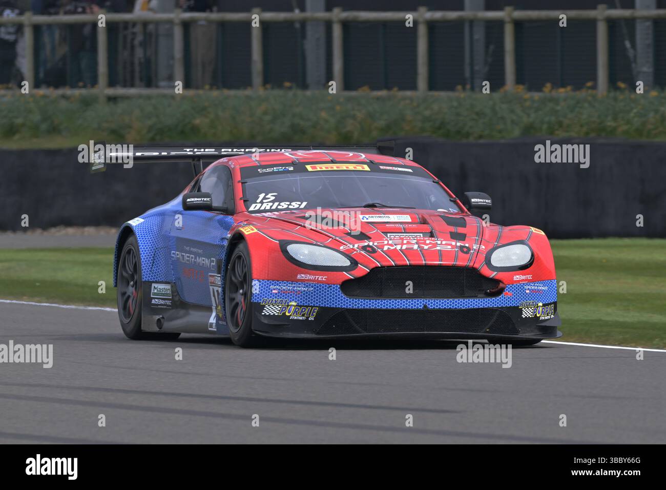 Phil Keen, Aston Martin V12 Vantage GT3, Spiderman livery, GT3 ...