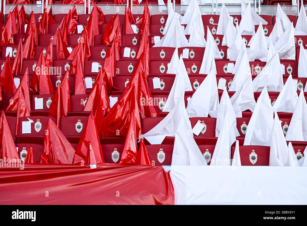 the Bosuil stadium pictured ahead of a soccer match between Royal ...