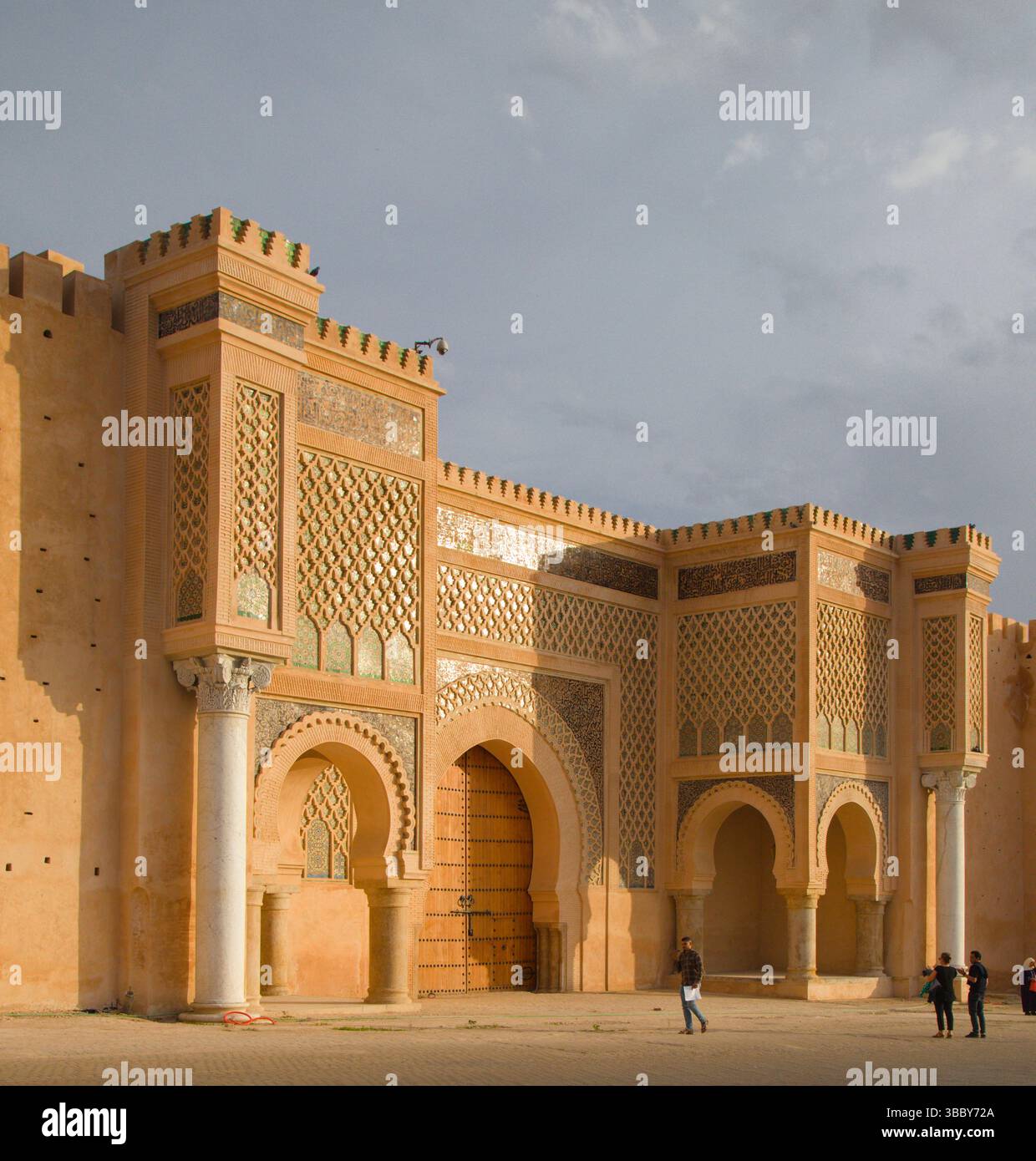Morocco, Meknès, Bab Mansour, gate, landmark, monument Stock Photo - Alamy