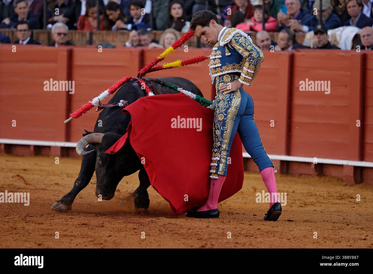 Seville, April 30, 2025. Bullfight held at La Maestranza for ...