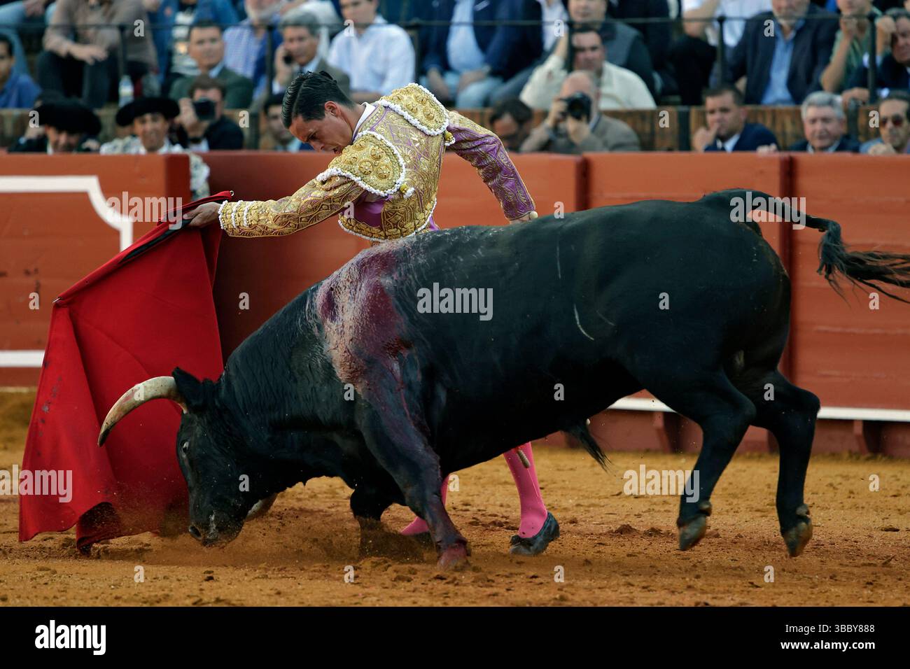Seville, April 30, 2025. Bullfight held at La Maestranza for ...
