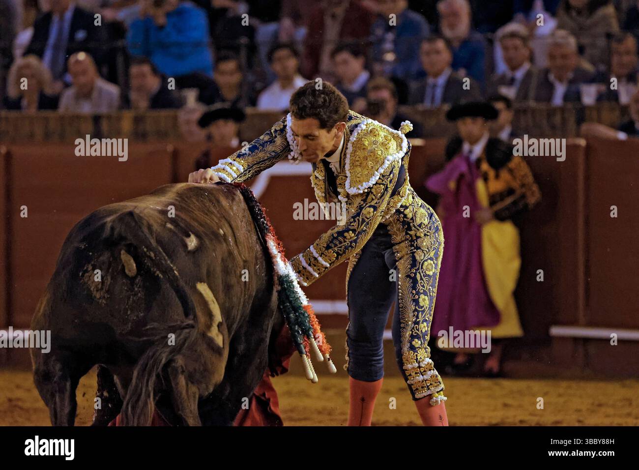 Seville, April 30, 2025. Bullfight held at La Maestranza for ...