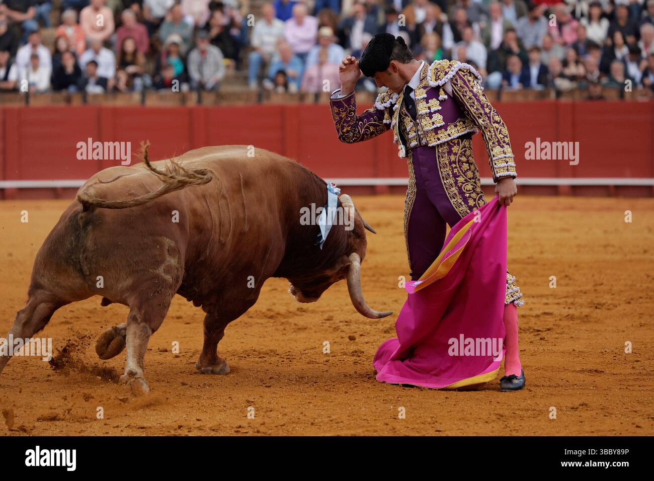 Seville, April 30, 2025. Bullfight held at La Maestranza for ...
