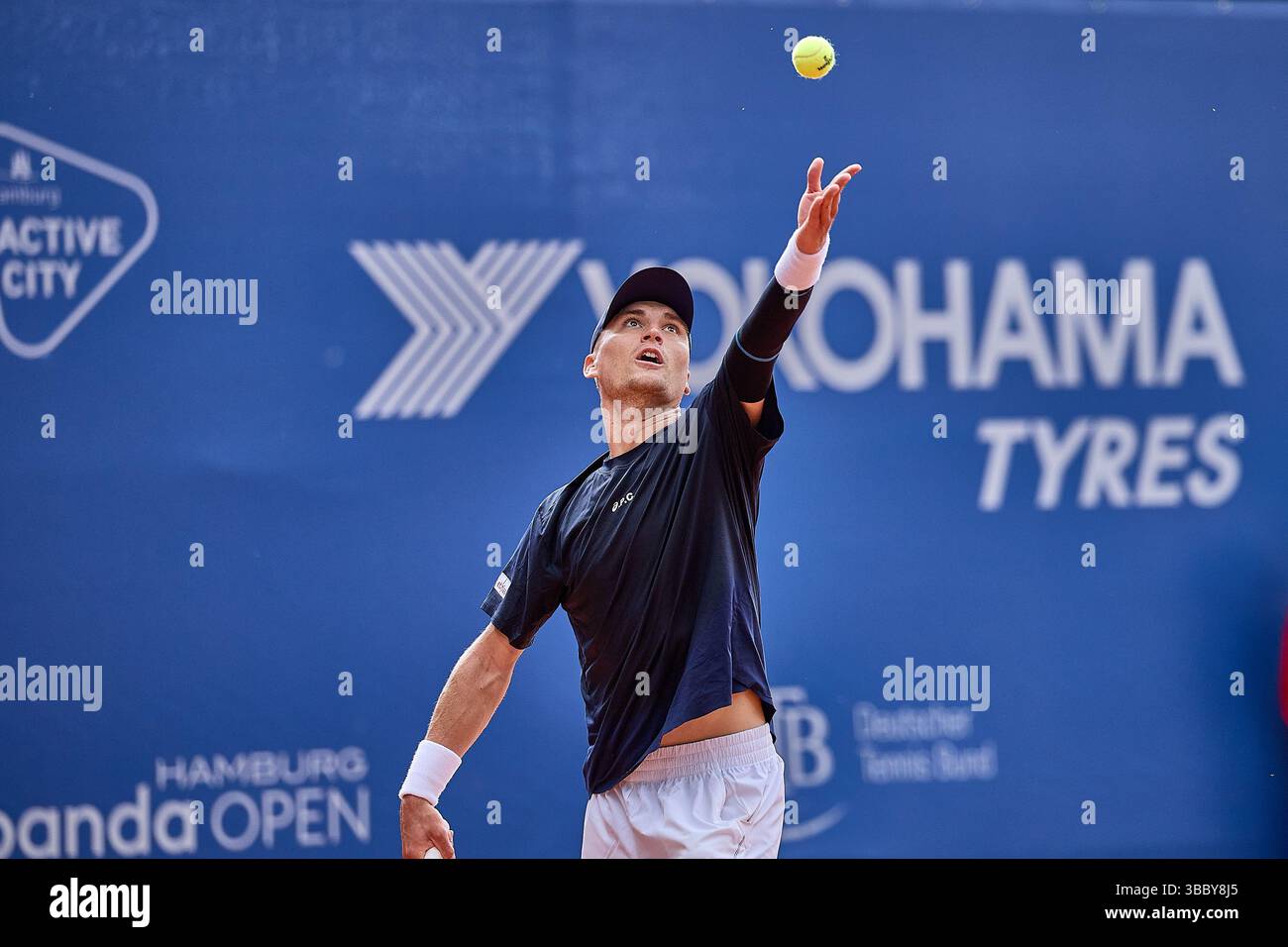 Hamburg, Hamburg, Germany. 17th May, 2025. Raphael Collignon of Belgium ...