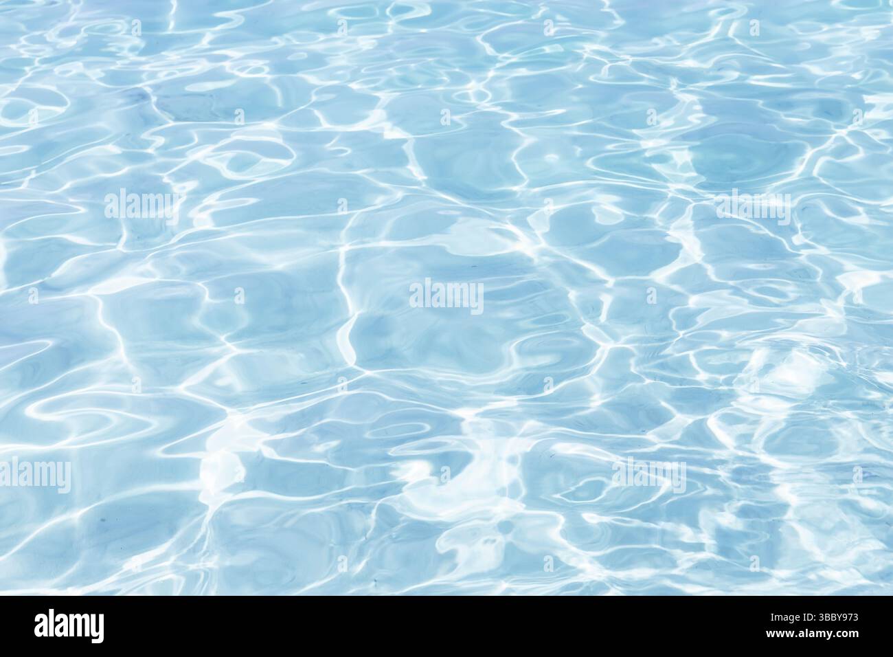Abstract light blue colored water with ripples on the surface. Water ...