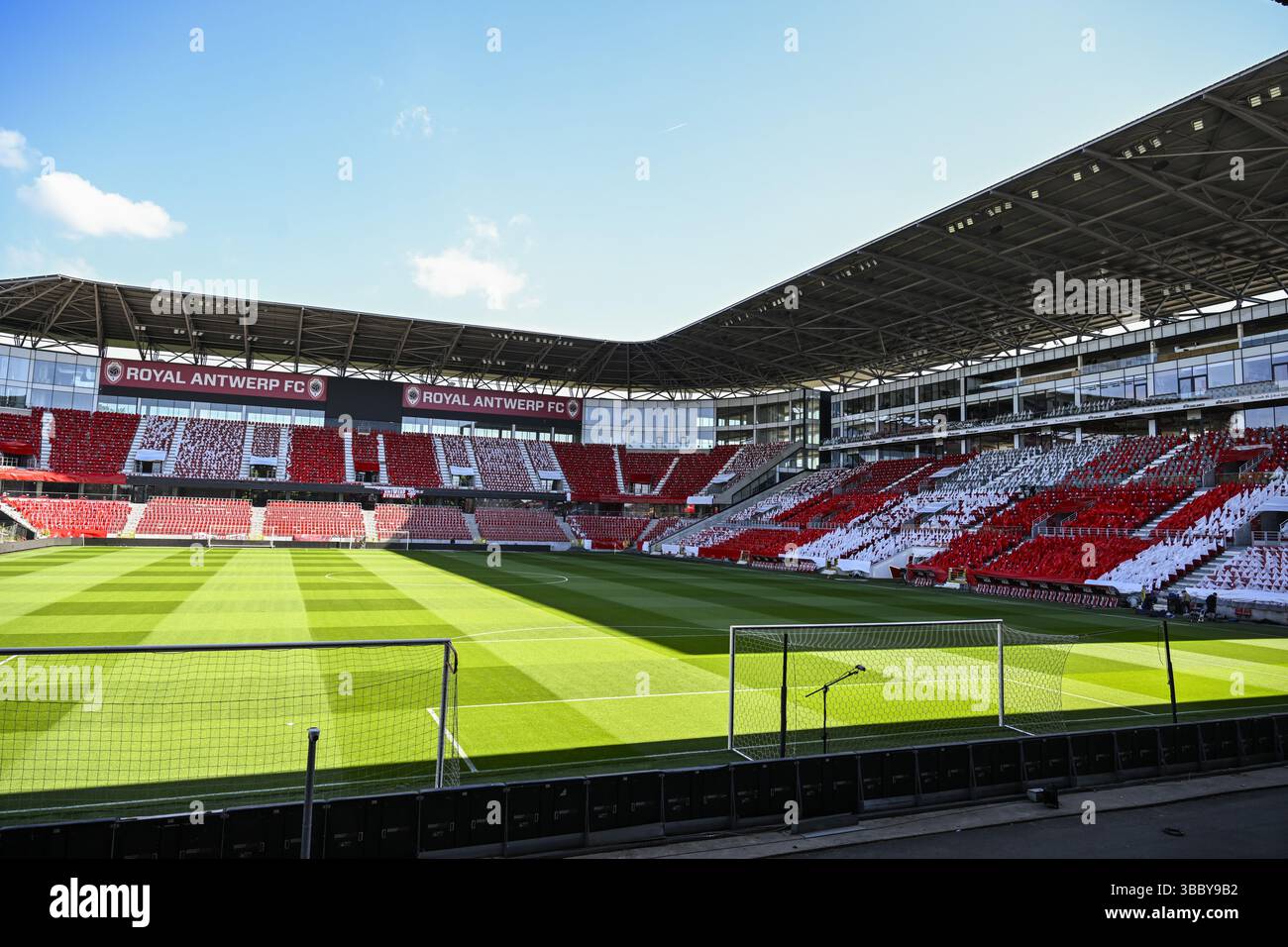 Antwerp, Belgium. 17th May, 2025. the Bosuil stadium pictured ahead of ...