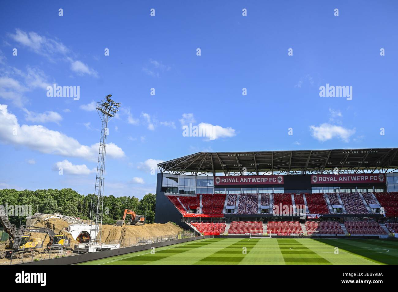 Antwerp, Belgium. 17th May, 2025. the Bosuil stadium pictured ahead of ...