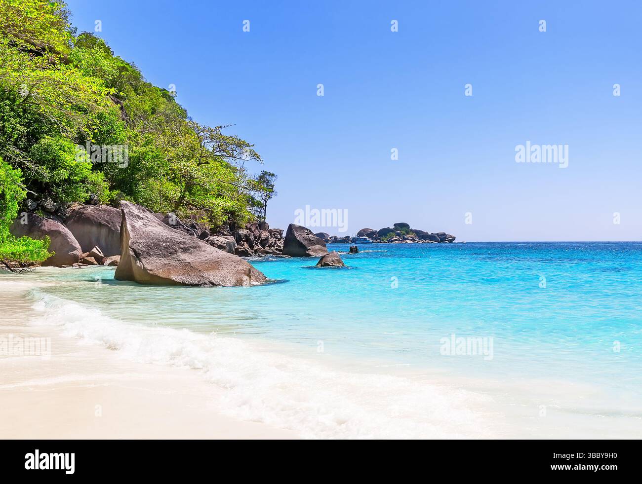 Amazing beach of Similan Islands in Andaman Sea, off the coast and part ...