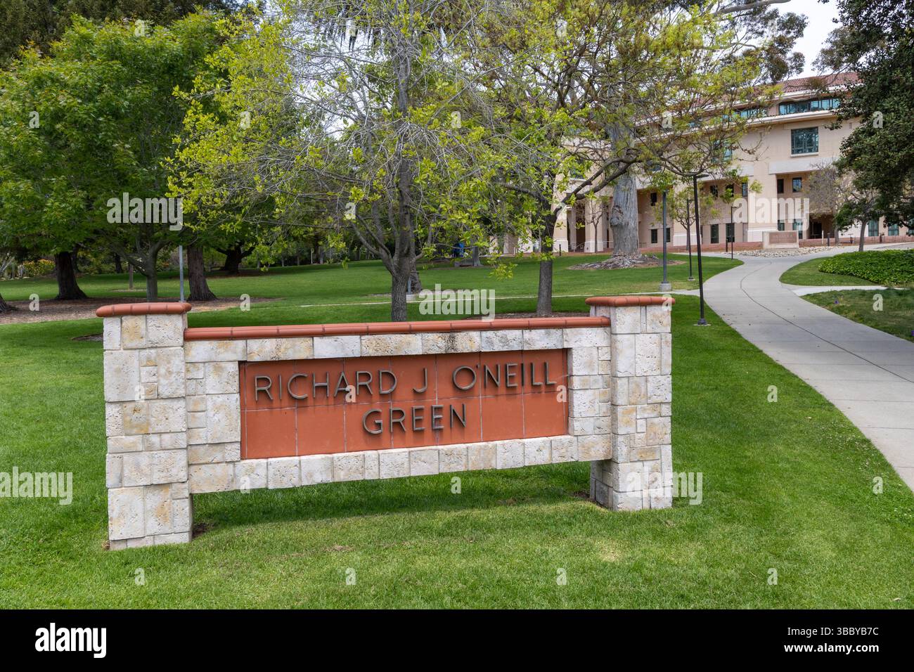 San Luis Obispo, CA - May 3 2025: Sign on the campus of California ...