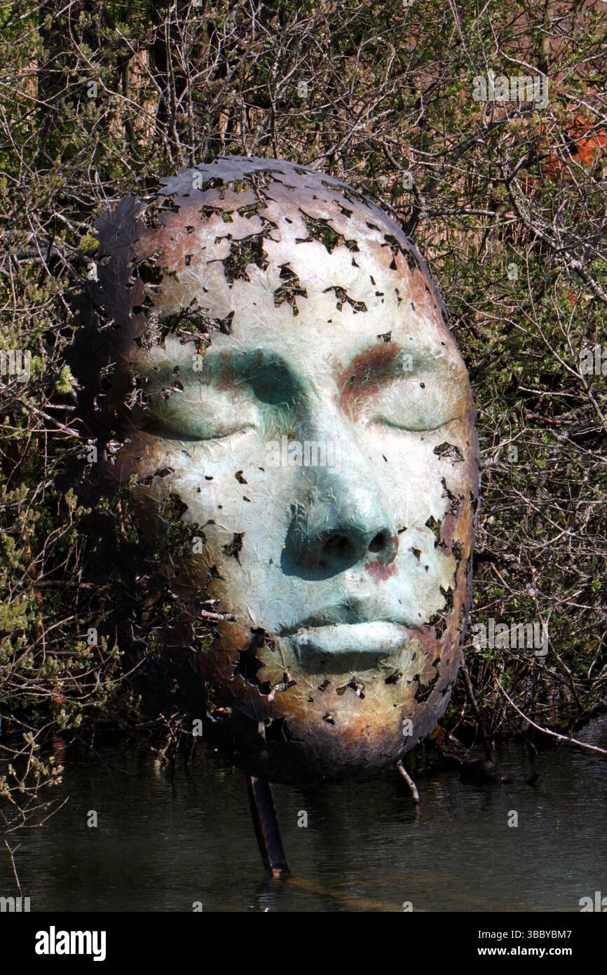 Leaf Spirit by Simon Gudgeon. Sculpture by the Lakes, Sculpture Park ...