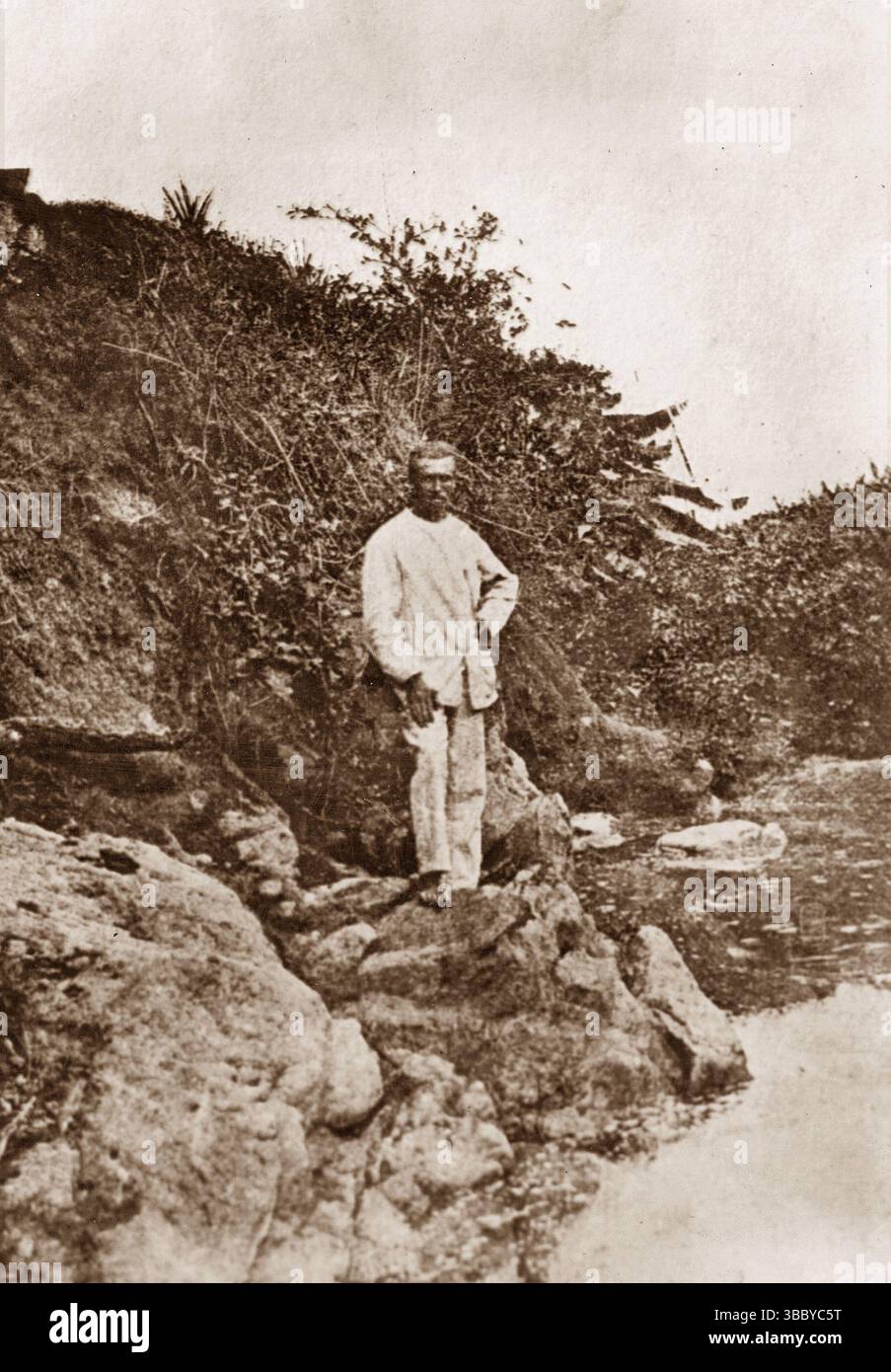 The poet Arthur Rimbaud in Harar, Abyssinia (Ethiopia) in 1883 Stock ...