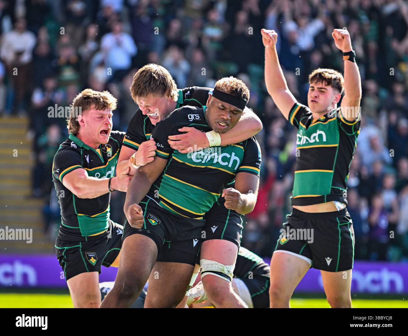 Franklins Gardens, Northampton, UK. 17th May, 2025. Gallagher ...