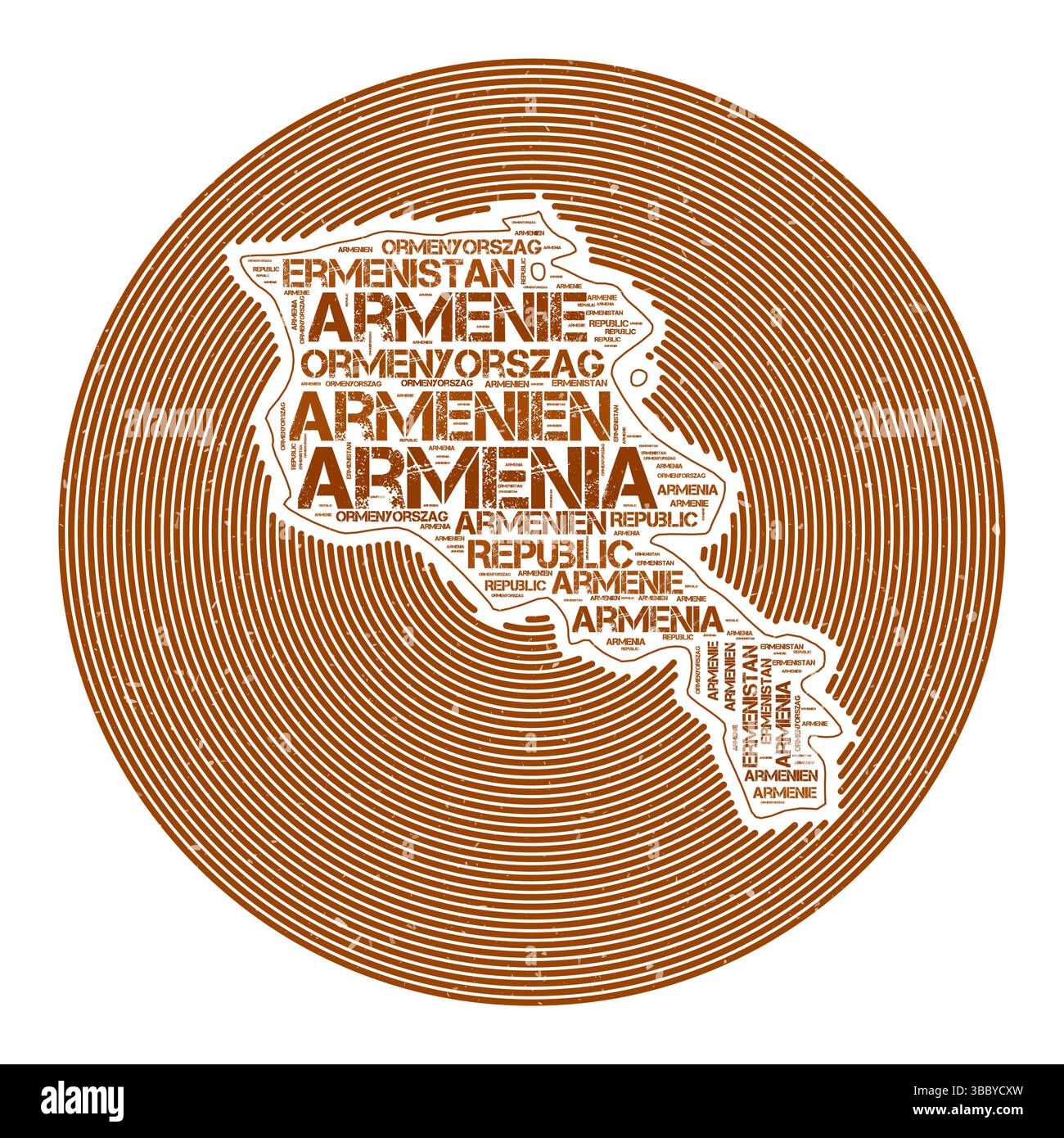 Armenia Vector Image. Country round logo design. Armenia poster in ...