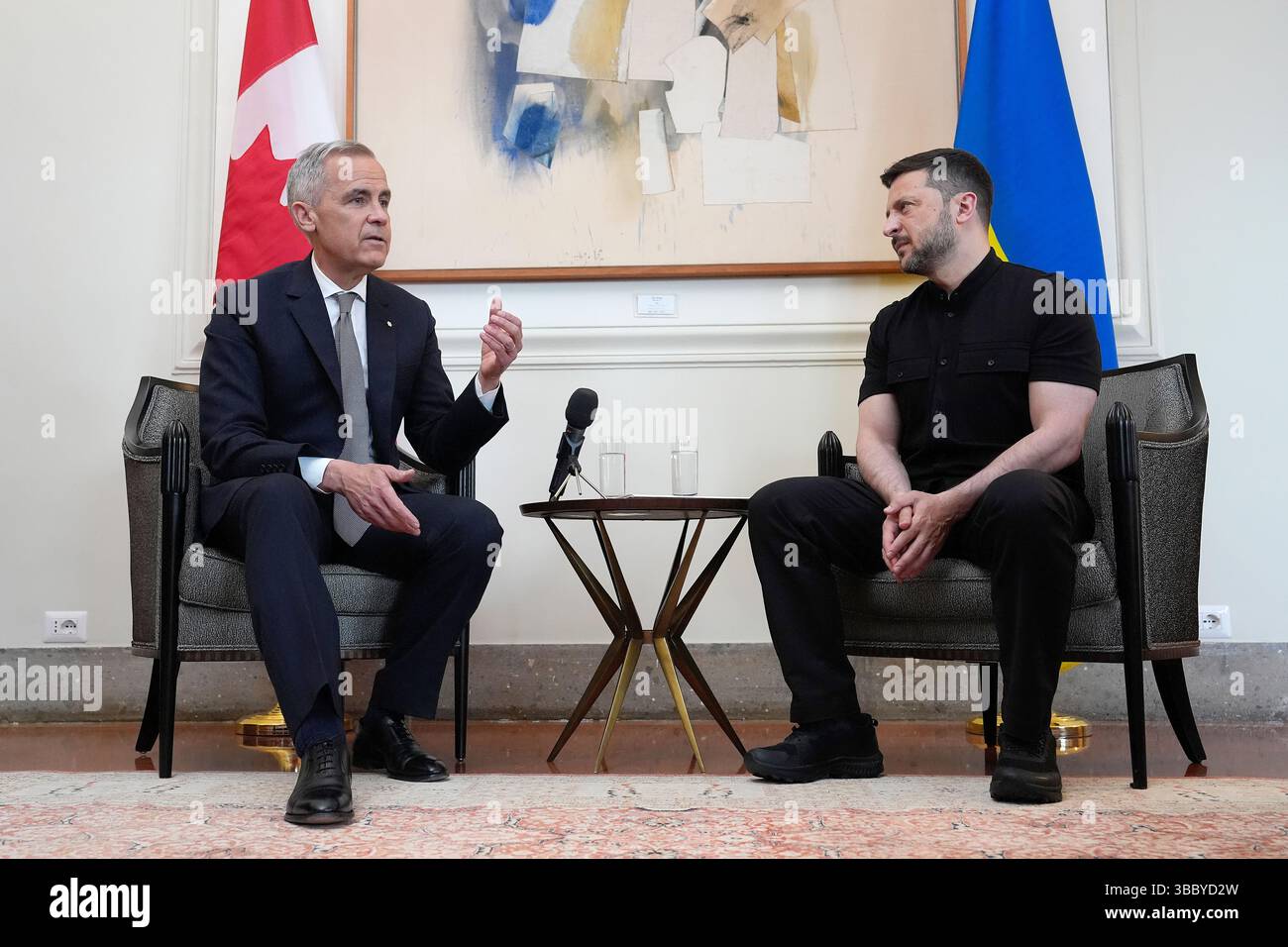 Rome, Italy. 17th May, 2025. Prime Minister Mark Carney meets with ...