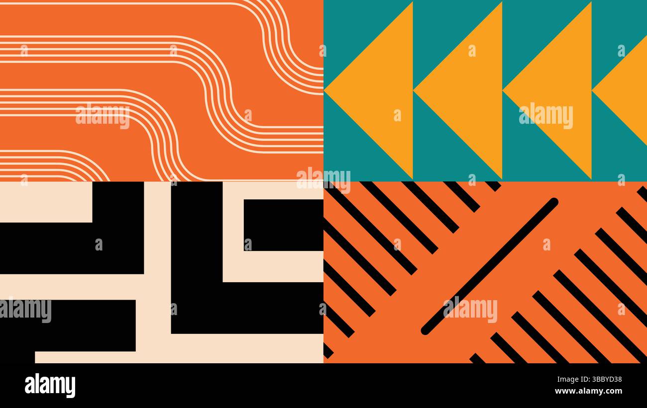 Overlapping modern square shapes hi-res stock photography and images ...