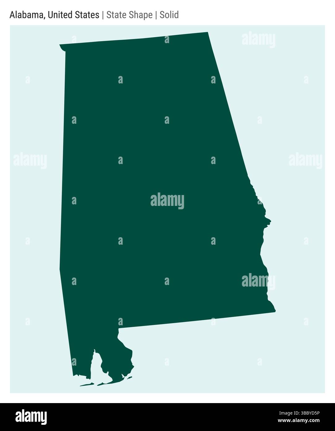Southern states map usa hi-res stock photography and images - Alamy