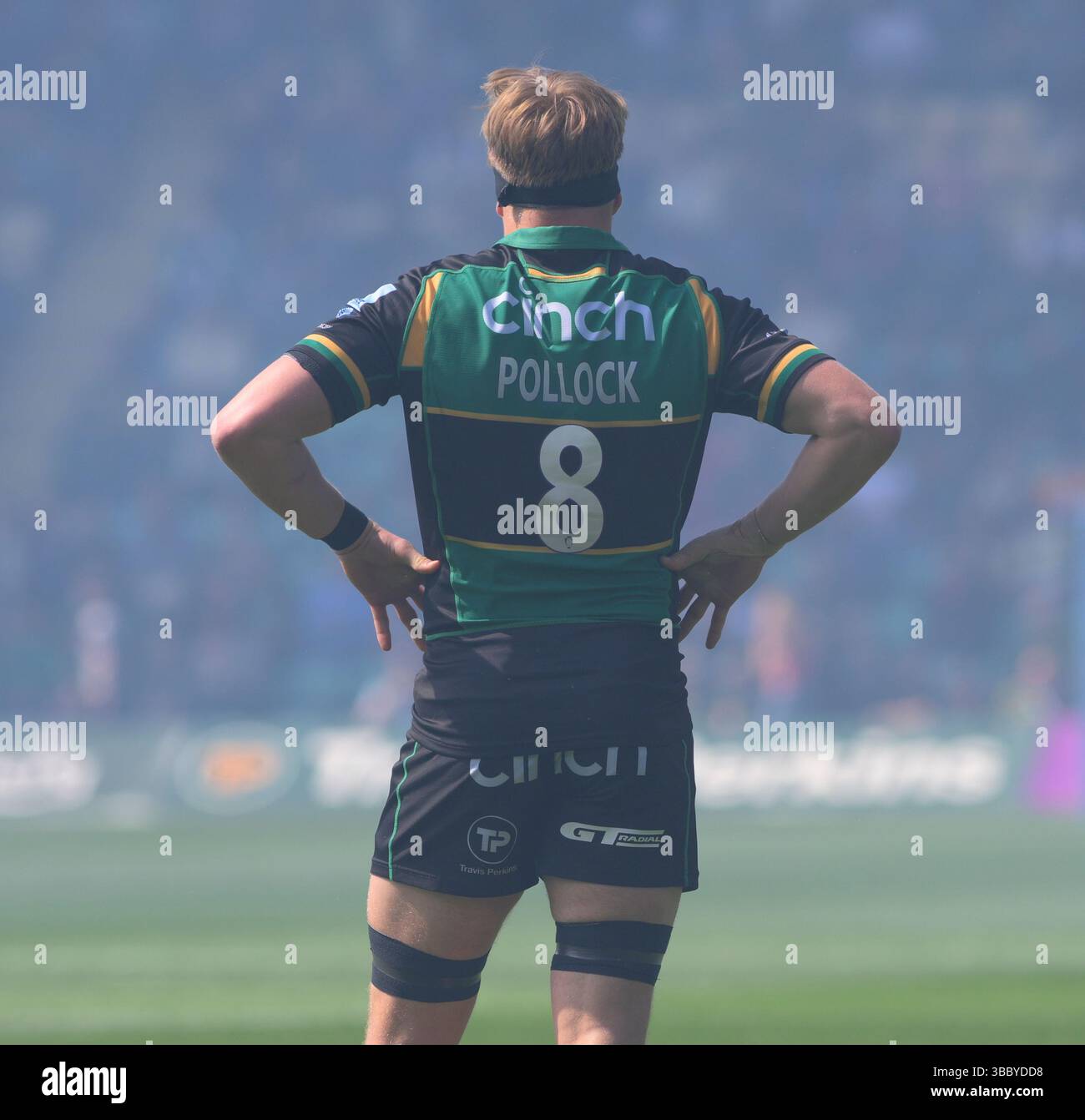 Northampton, UK. 17th May, 2025. Henry Pollock of Northampton Saints ...