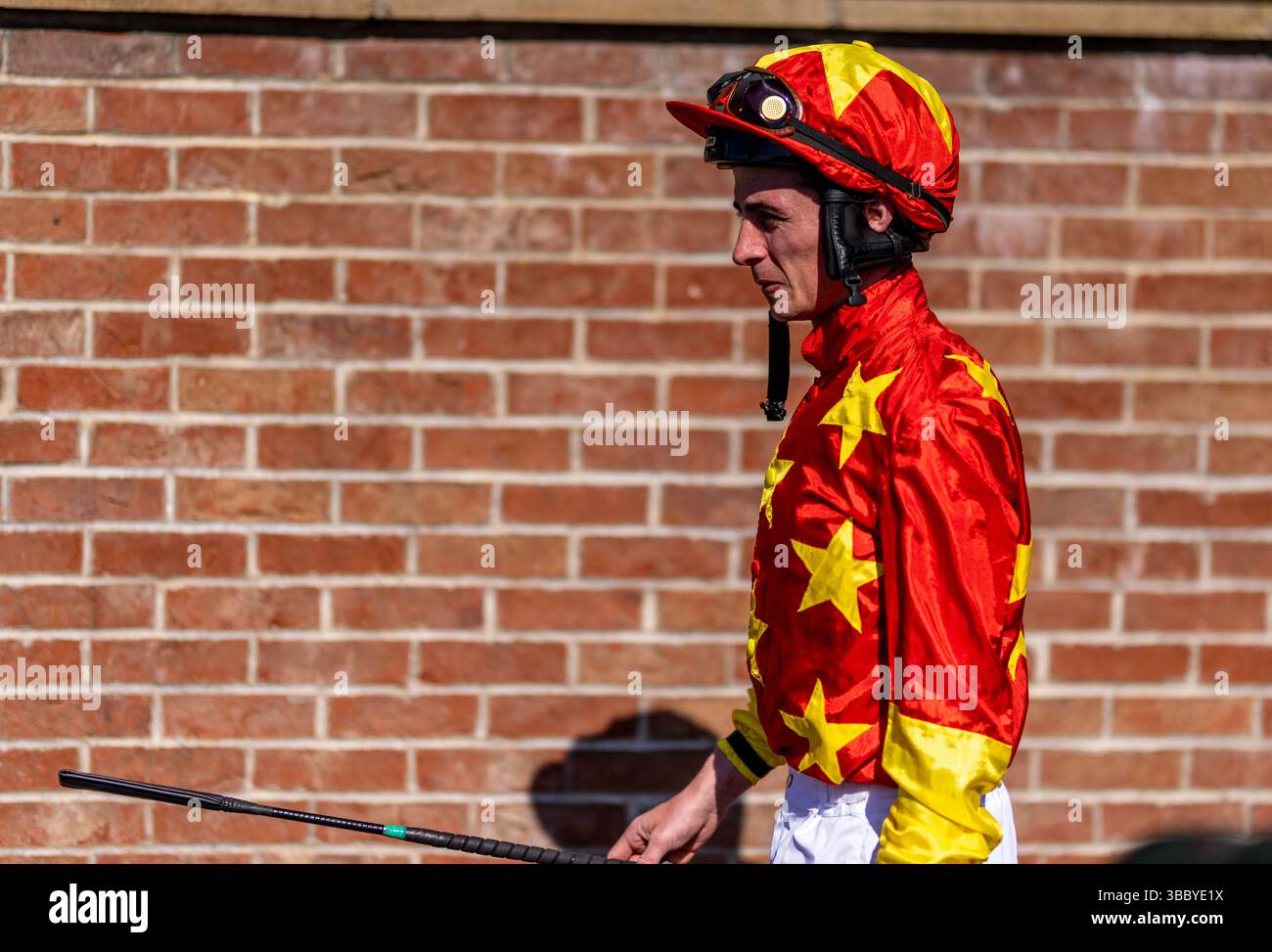 Jockey Rossa Ryan walking into the parade ride before the Boylesports ...