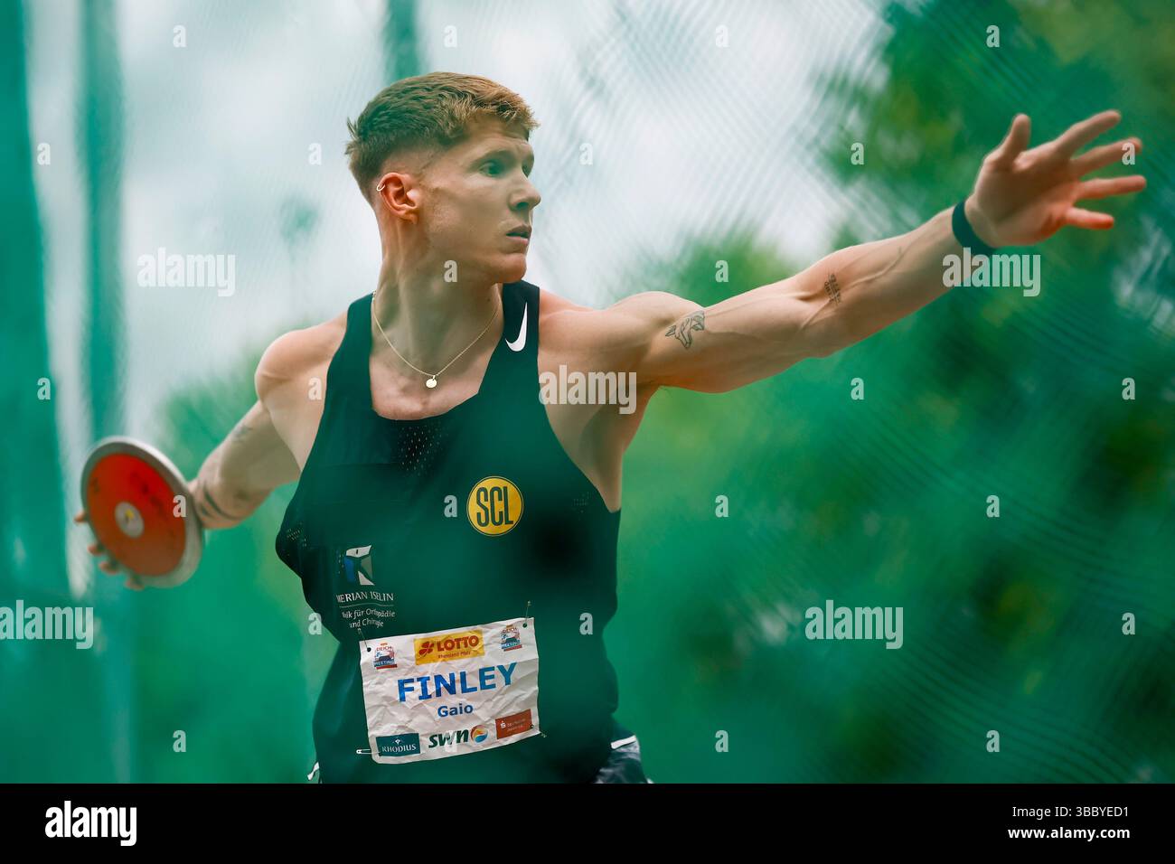 Neuwied, Deutschland. 17th May, 2025. Finley Gaio (SSV Ulm 1846); Lotto ...