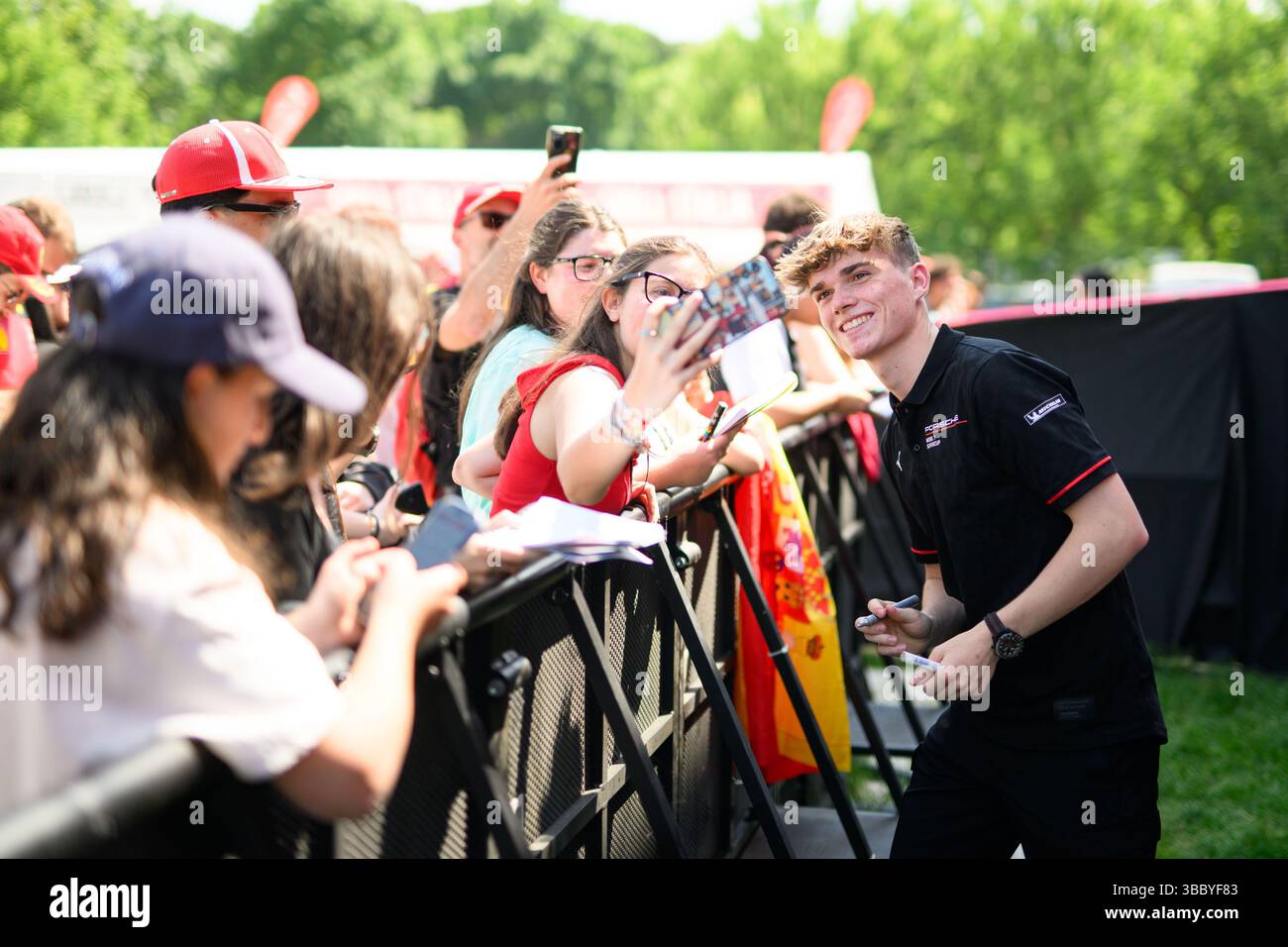 Imola, Italy. 15th May, 2025. #3 Theo Oeverhaus (DEU, Proton Huber ...