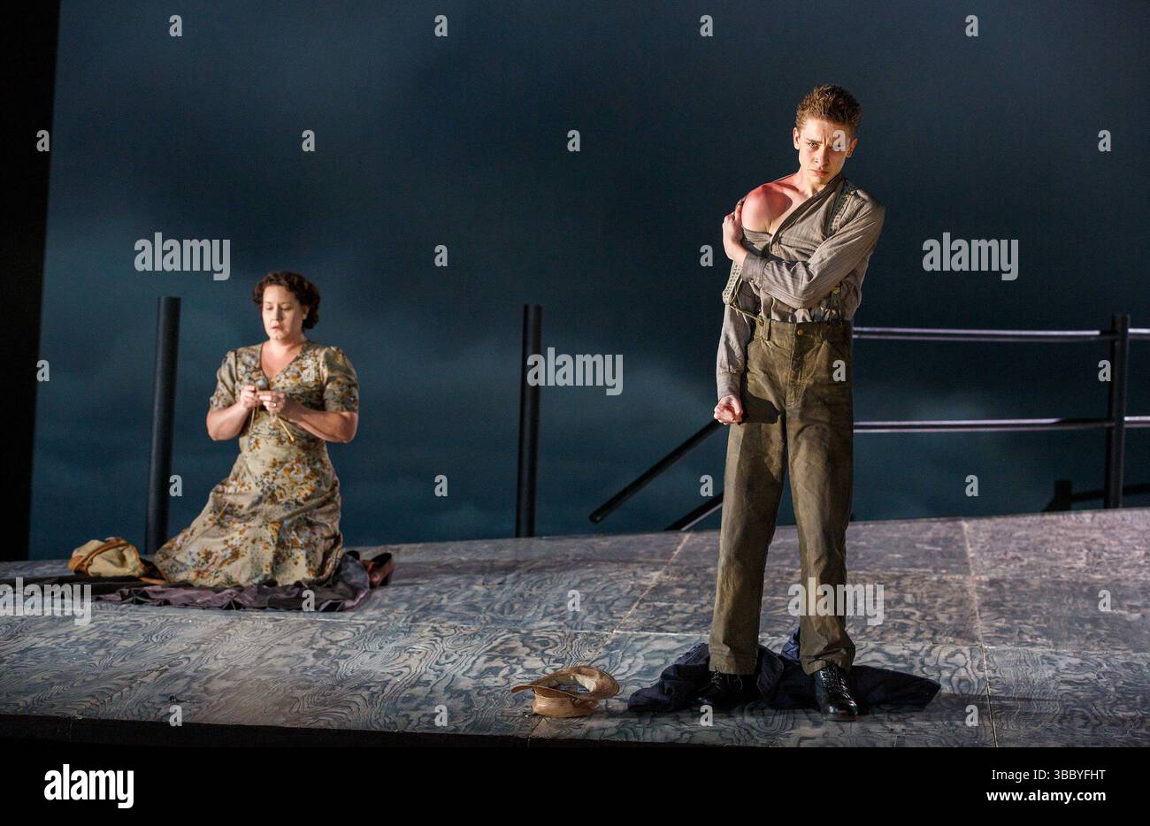 Act 2, sc.1 - Ellen ignores the apprentice's wounds inflicted by Grimes ...