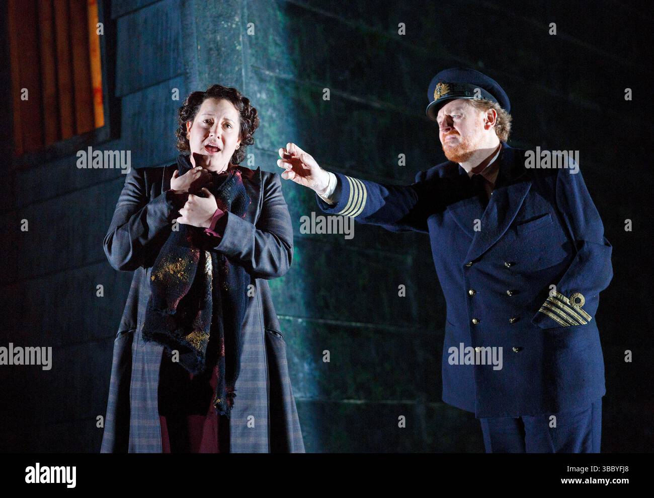 Act 3, sc.1: Elza van den Heever (Ellen Orford), Iain Paterson (Captain ...