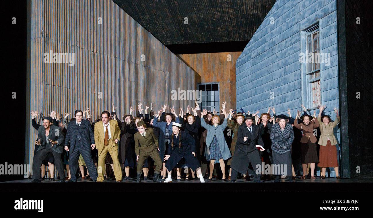 Act 3, sc.1 - townspeople rally to hunt for Grimes in PETER GRIMES at ...