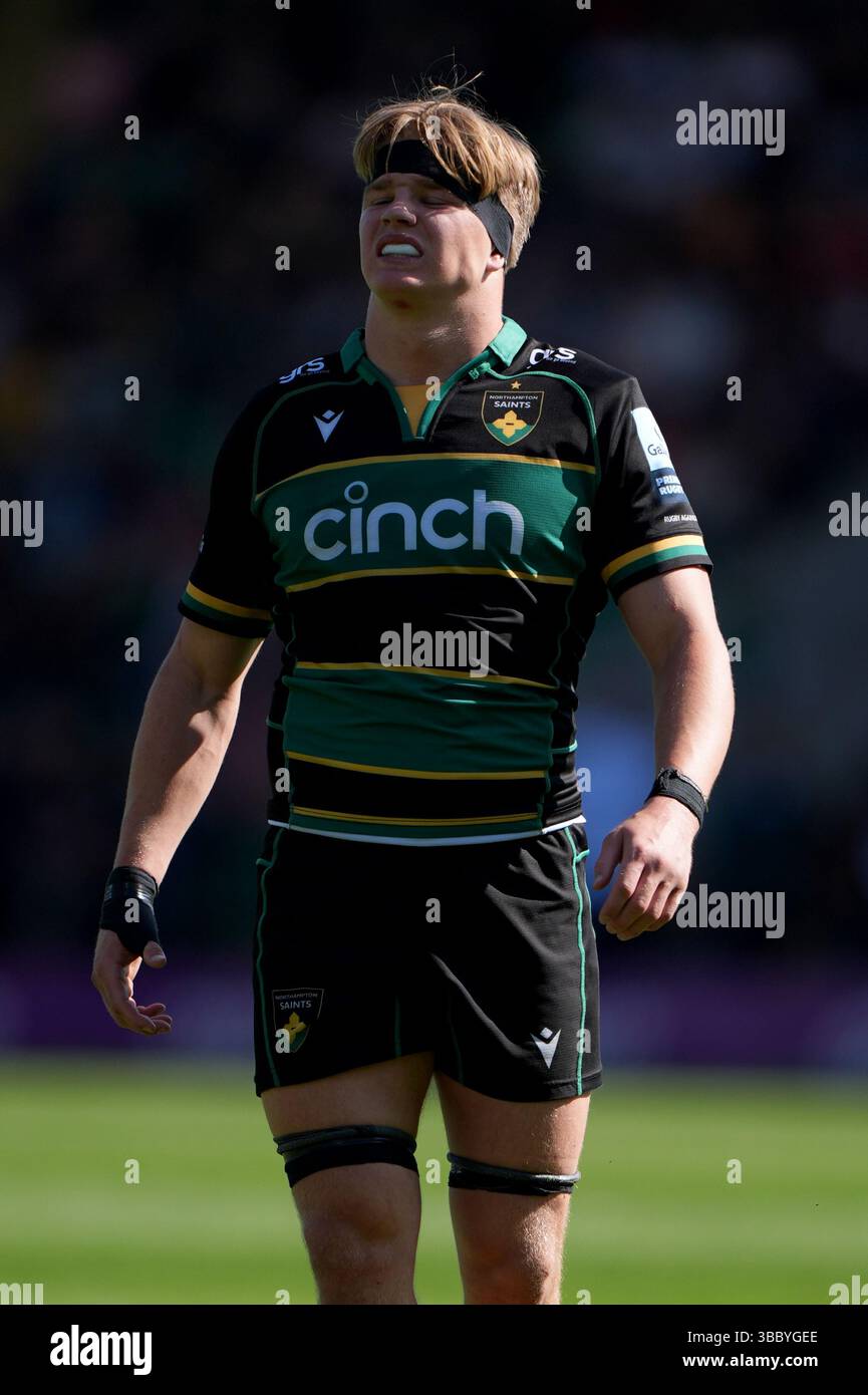 Northampton's Henry Pollack during the Premiership Rugby match at the ...